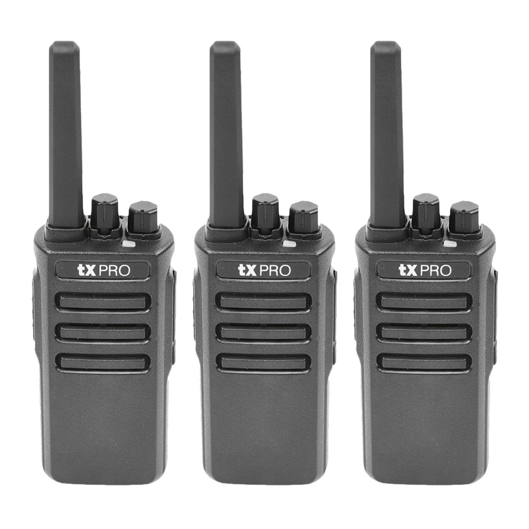 TXPRO TX600 PACK 3 Radio portátil profesional UHF 400-470 MHz