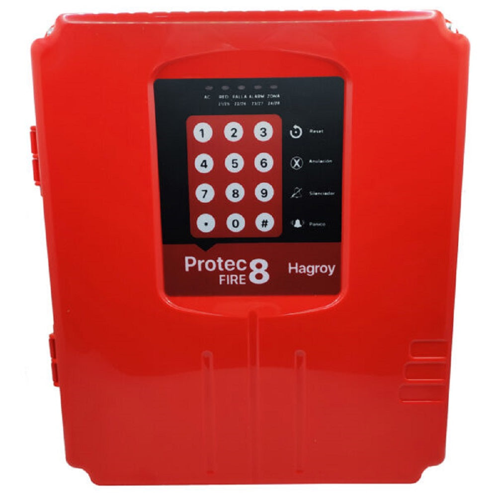 HAGROY HG-ACI-PTFIRE8 PROTEC FIRE 8 Panel de alarma contra incendio co