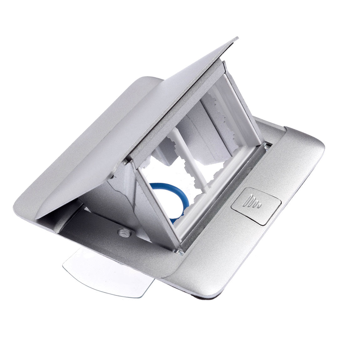 LEGRAND 054011 Caja POP-UP 4 Modulos Mosaic Aluminio