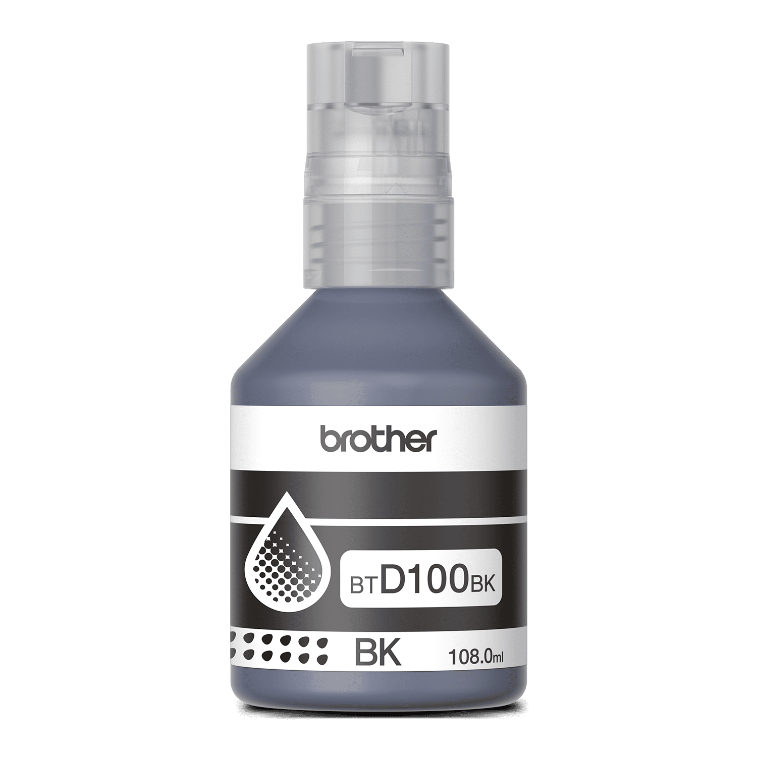 BROTHER BTD100BK Recarga de Tinta D100 Negra de Ultra Rendimiento para