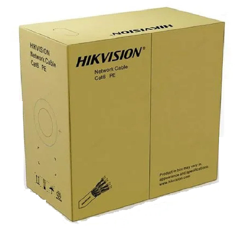 HIKVISION DS-1LN6-OUSPE Cable de red UTP Cat 6 exterior negro x 305mts