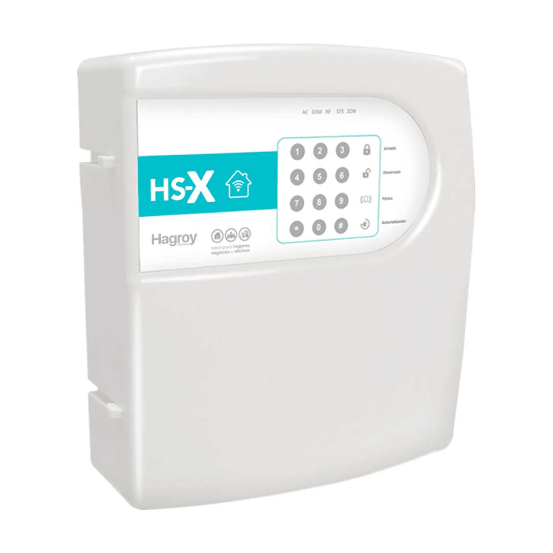 HAGROY SMART HS-X Central Smart Híbrida de alarma contra robo 8 zonas
