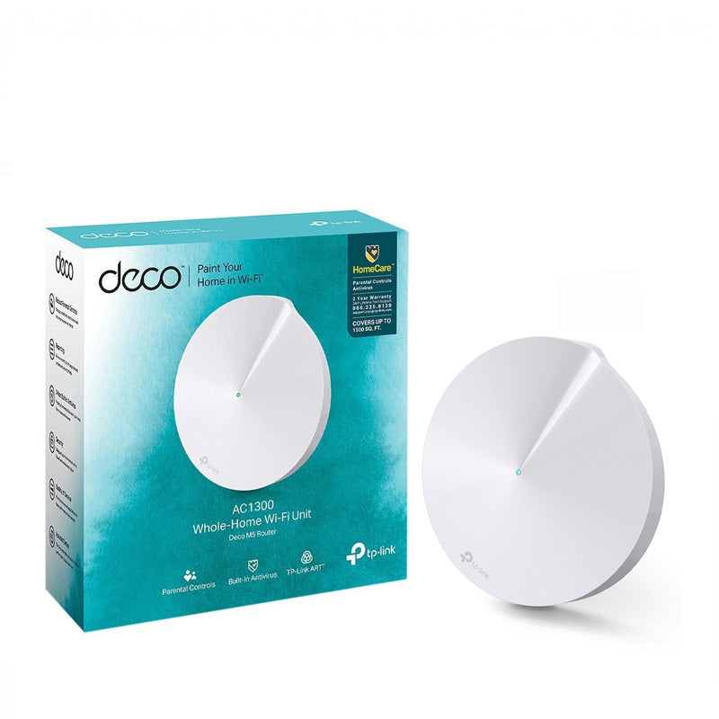TP-LINK DECO M5(1-pack), AC1300 MESH WIFI 5 Doble banda. Control por ...