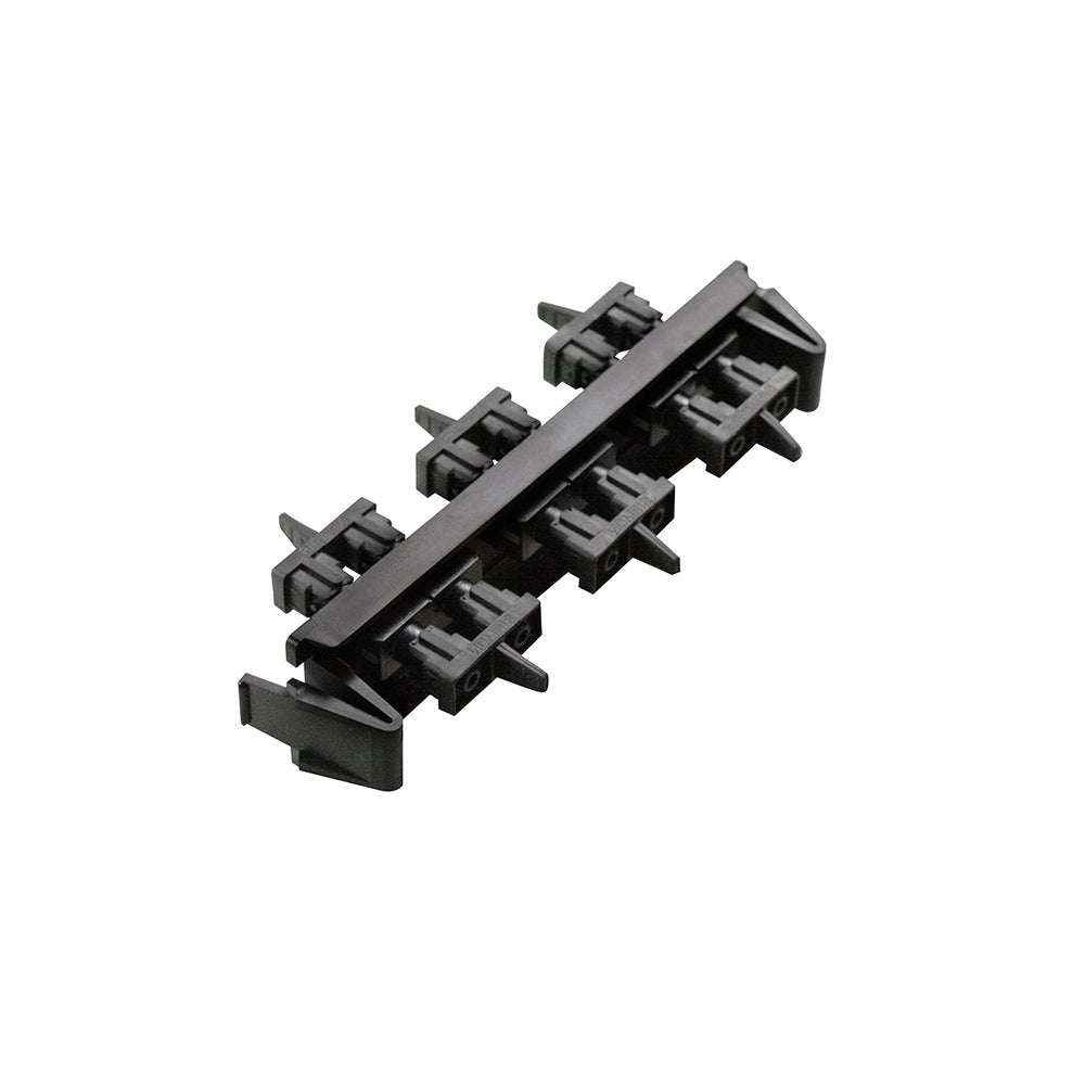 SIEMON RIC-F-SA6-01 Panel FO 6 Acopladores ST MM/SM Negro