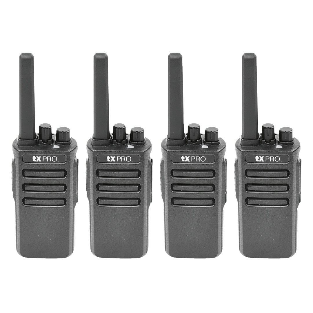 TXPRO TX600 PACK 4 Radio portátil profesional UHF 400-470 MHz