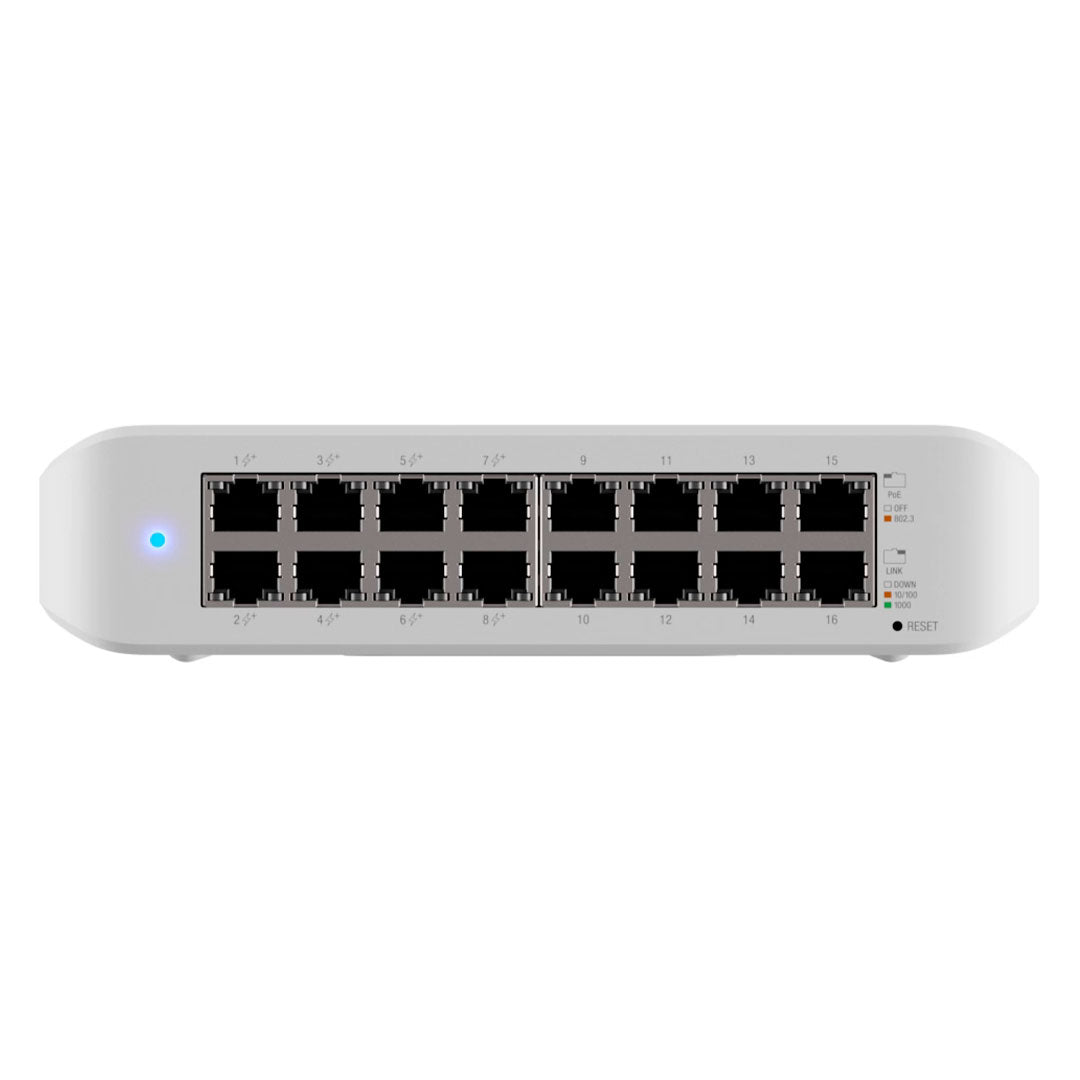 UBIQUITI USW-LITE-16-POE Switch UNIFI 16 Puertos 8 PoE 45W L2