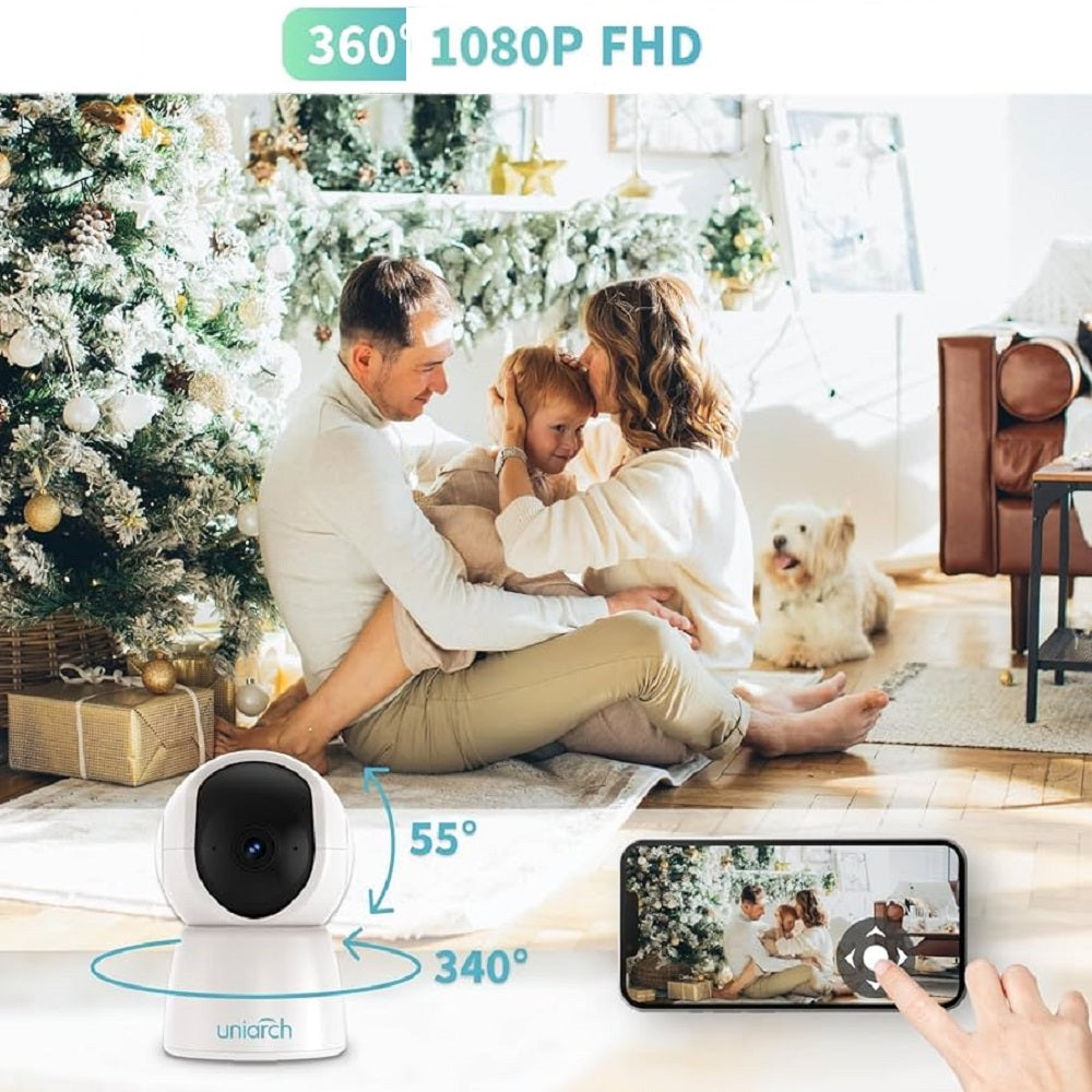 UNIVIEW UHO-S2E Cámara de seguridad WIFI 2MP PT 360º audio inteligente