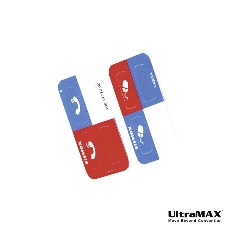 SIEMON Z-ICON.02B Icono ID, UltraMax, color blanco, identificación de