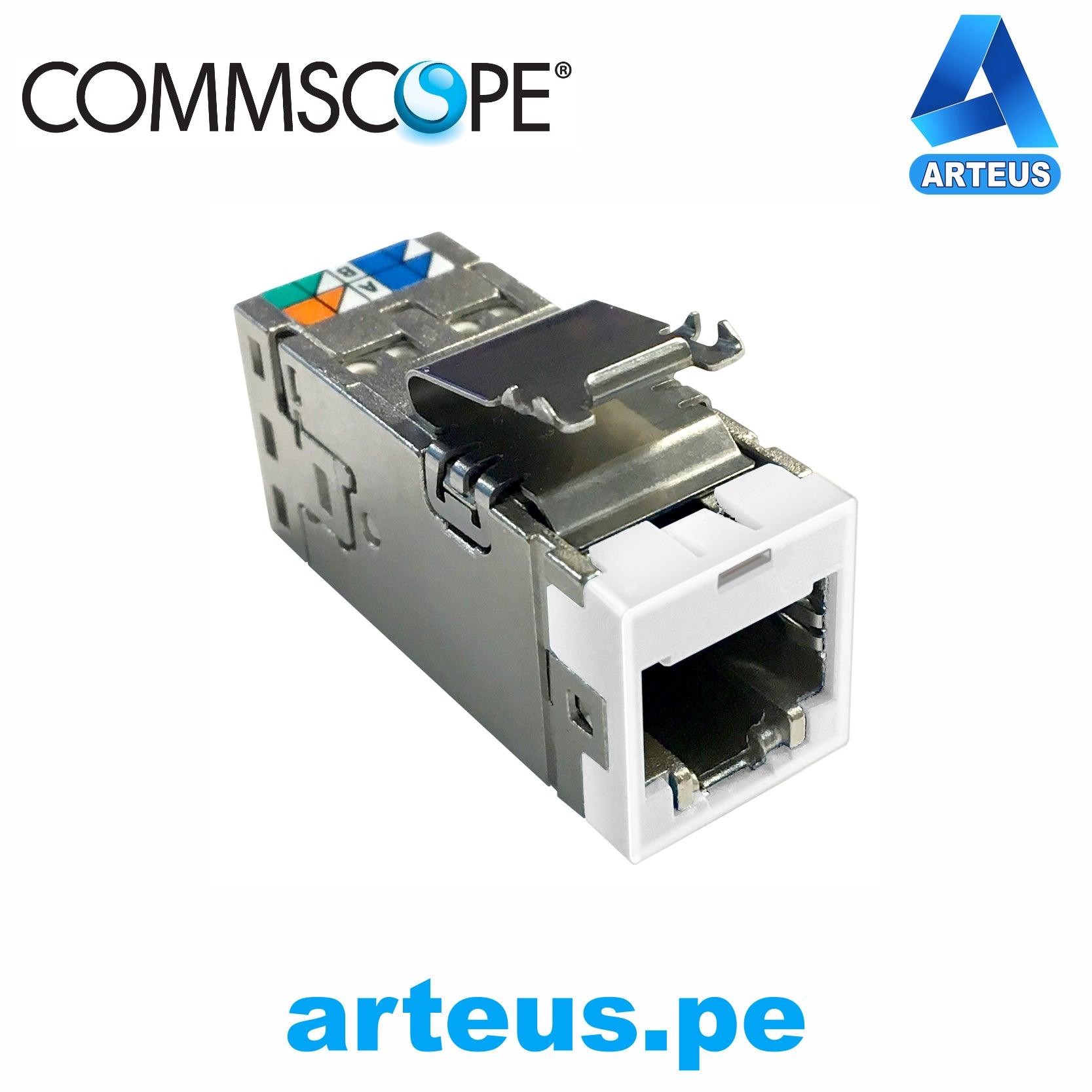 COMMSCOPE 1-2153449-3, Jack blindado cat6a rj-45 slx | blanco