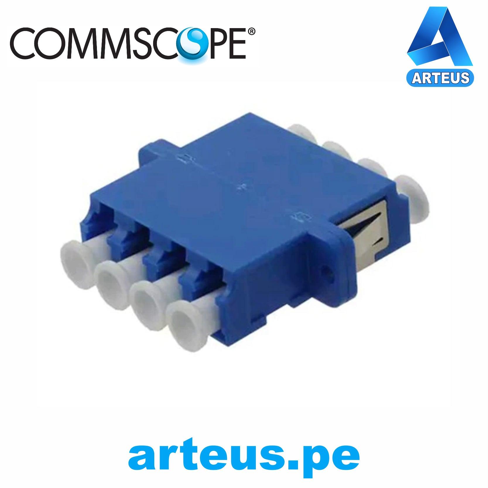 COMMSCOPE 1695790-4, Acoplador de fibra óptica lc, 4 puertos (monomodo