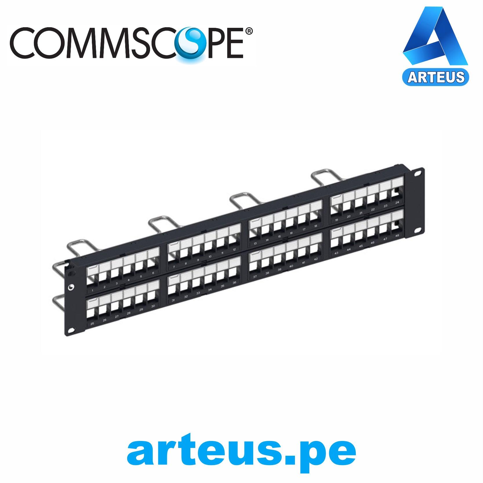 COMMSCOPE 760237041 Patch panel 48 puertos modular cat5e/cat6/cat6A sl