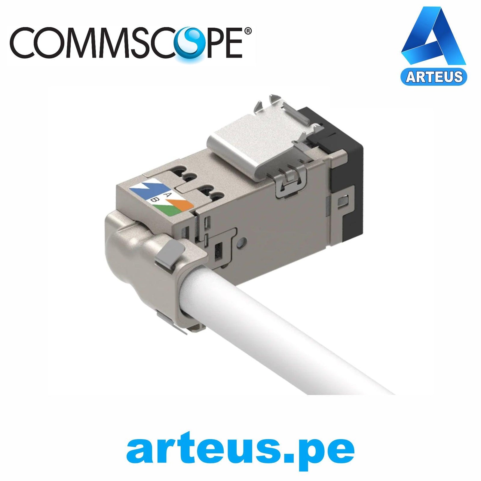 COMMSCOPE 760245049 Terminación 4 salidas para jack cat6a slx pk x 50
