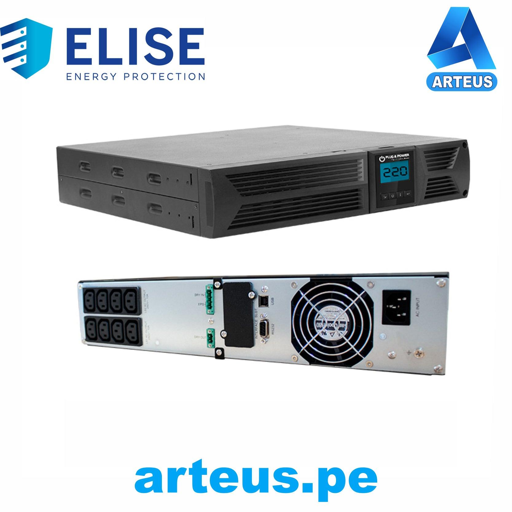 ELISE-PLUG & POWER URT-1K - UPS Plug & Power On-Line 1000VA 900W 220V ...