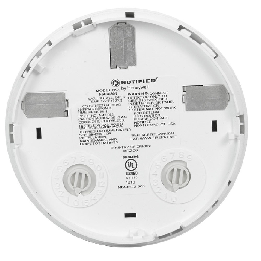 NOTIFIER FSCO-951 Detector de monóxido de carbono direccionable flashc