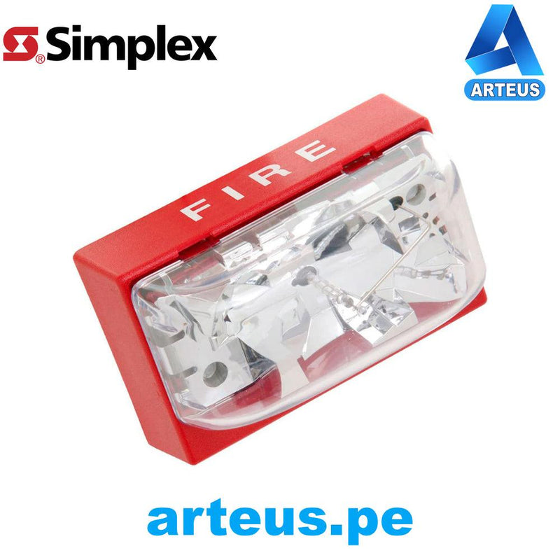 Luz estrobo SIMPLEX 4906-9102 color rojo para uso en techo