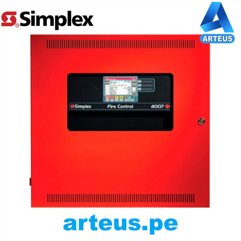Panel de alarma contra incendio de 100 puntos SIMPLEX 4007-9201 central direccionable expandible ...