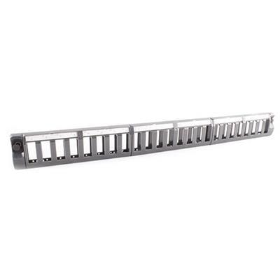 Patch Panel Placa Frontal Descargada 24 puntos, MMC FU1U24SCDLCQ Panel ...
