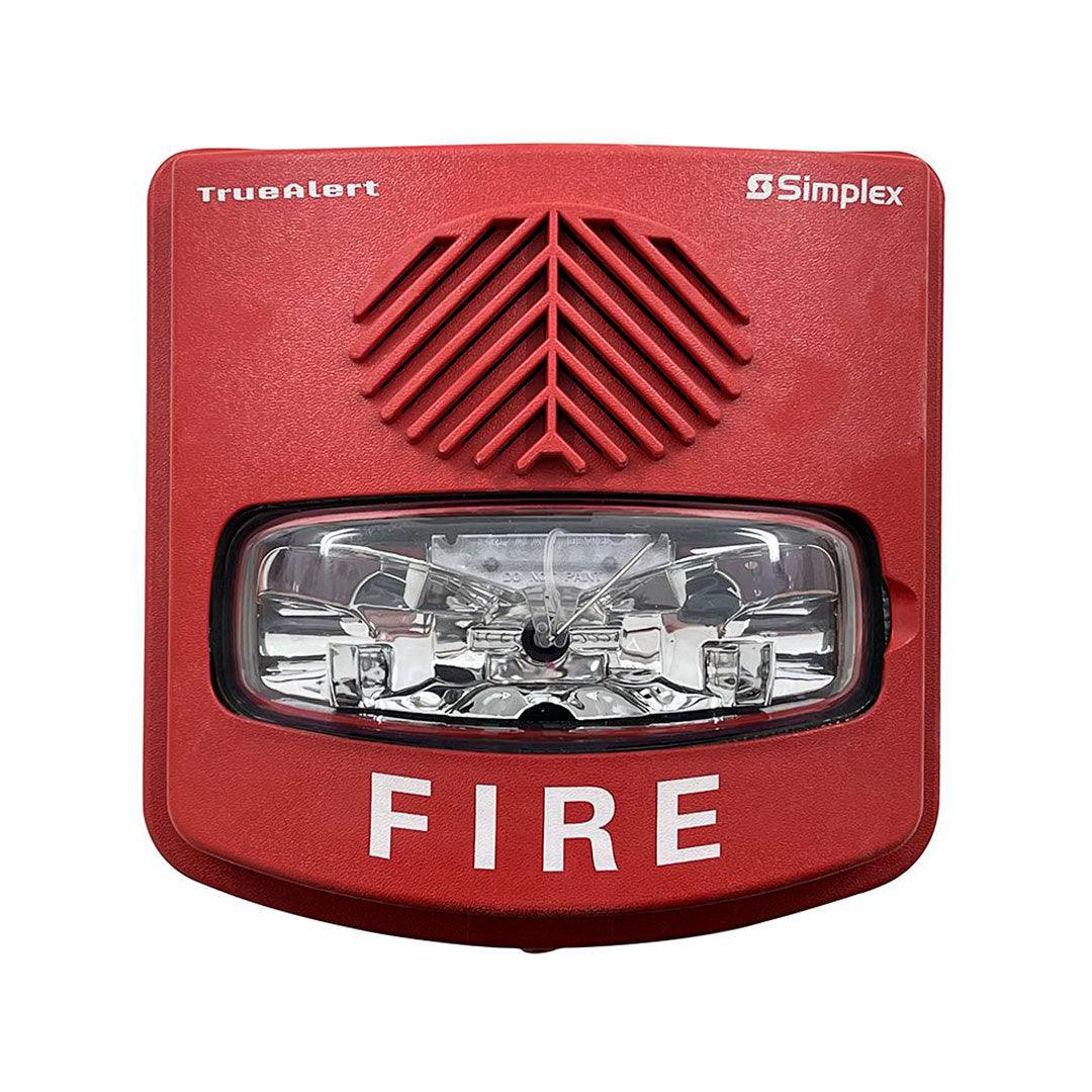 SIMPLEX 49AV-WRFO Sirena estrobo direccionable para pared uso exterior