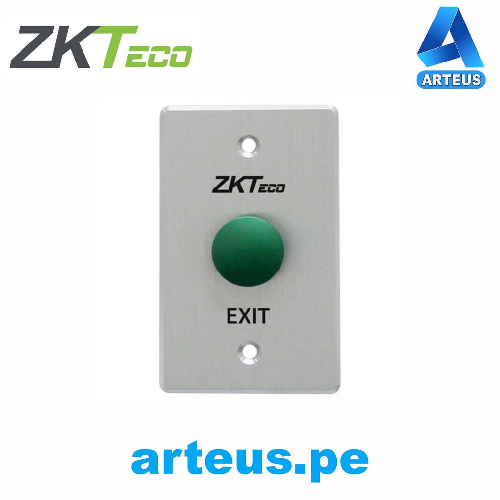 ZKTECO EB103-G, Botón interruptor de salida tipo hongo con contacto no/nc/com color verde