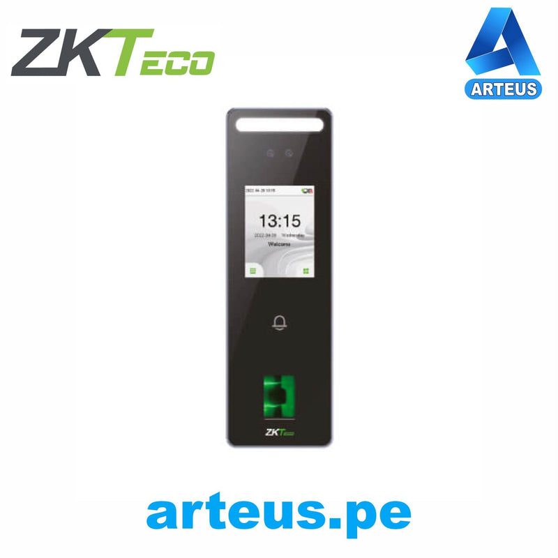 ZKTECO SPEEDFACE-V3L/ID, Control de acceso y asistencia biométrico de rostro, huella y tarjeta ...