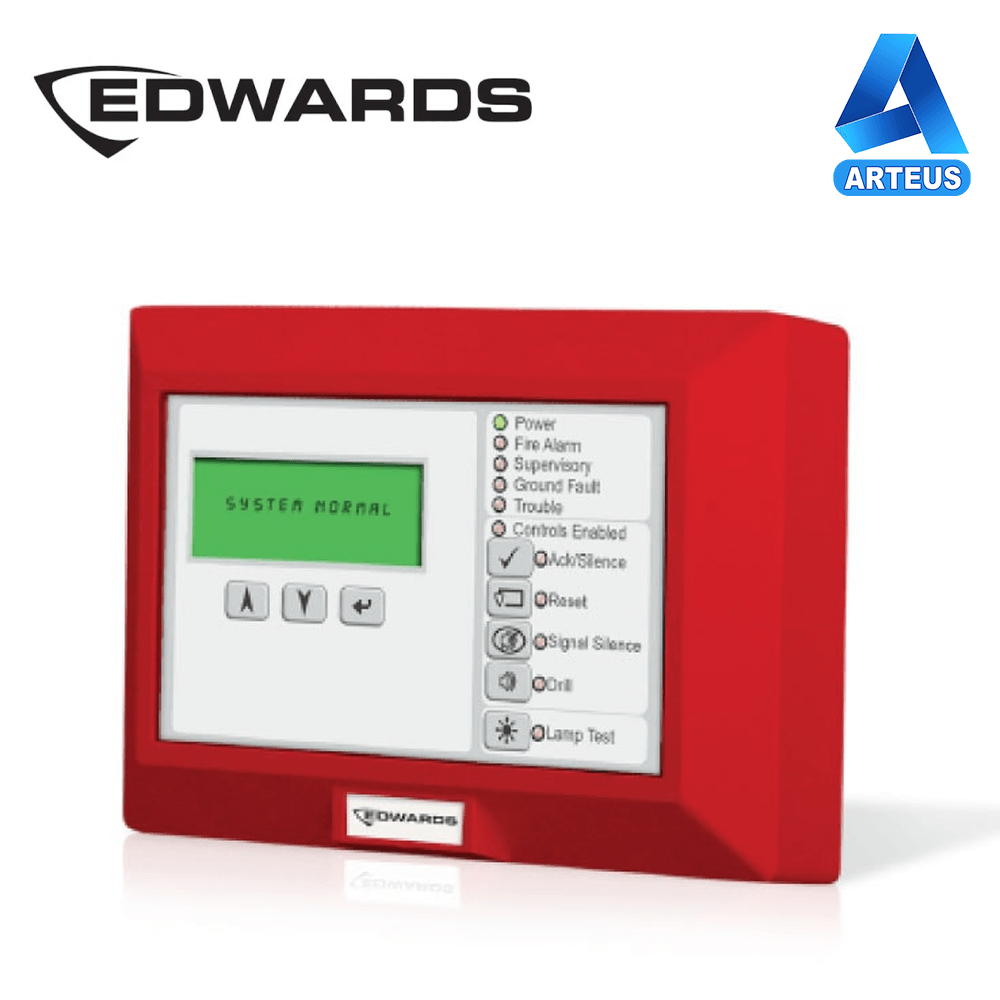 Anunciador remoto EDWARDS RLCD-CR teclado repetidor con pantalla lcd no ...