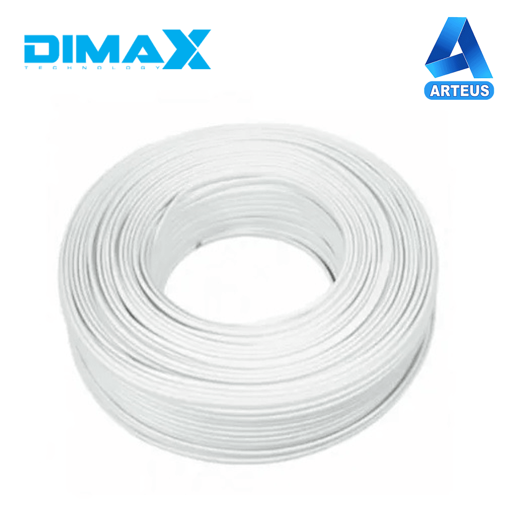Cable unifilar 4x22 22awg DIMAX DC3-R4-200W-22CCA chaqueta blanco para ...