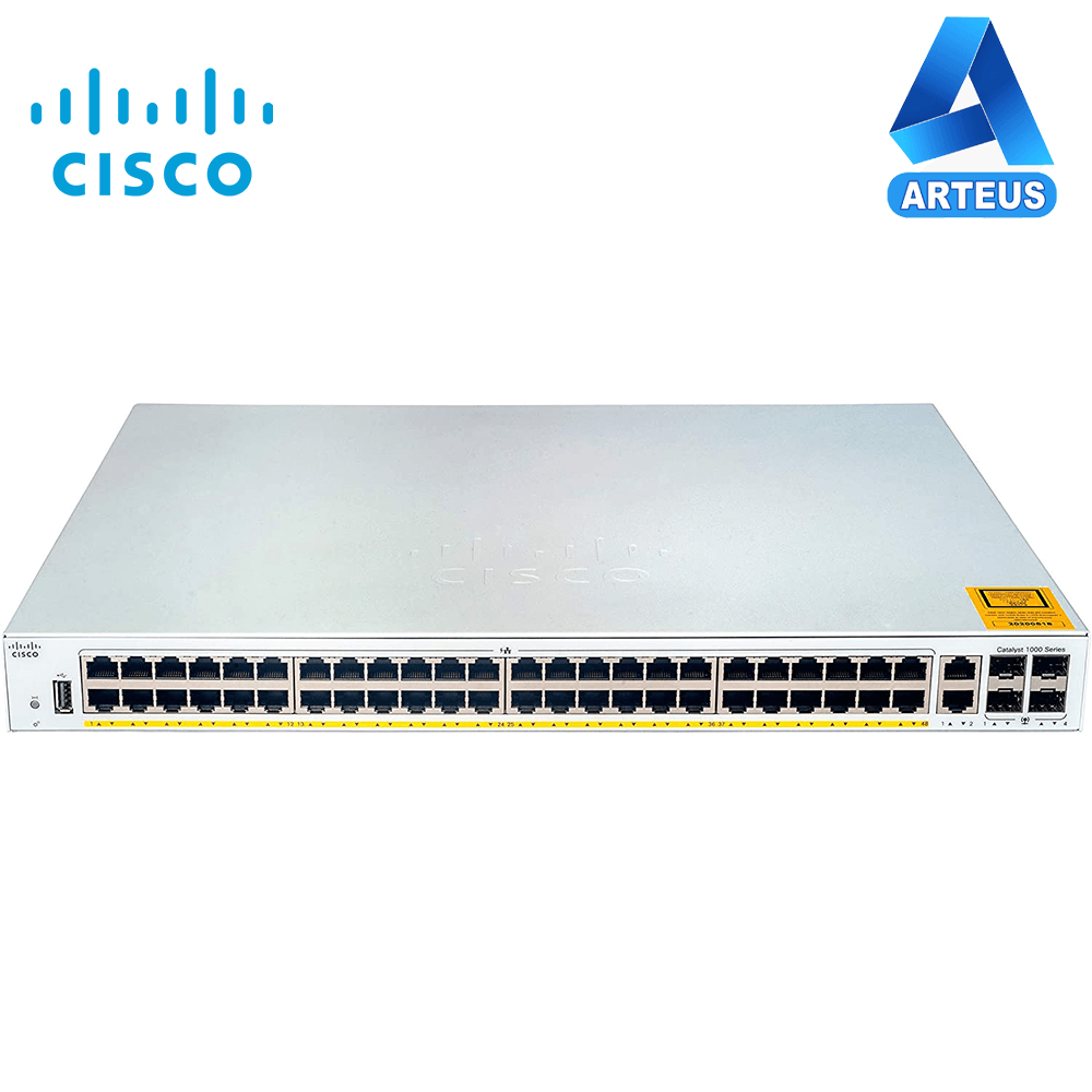 CISCO C1000-48P-4G-L-FT - SWITCH CISCO GIGABIT ETHERNET CATALYST 1000,
