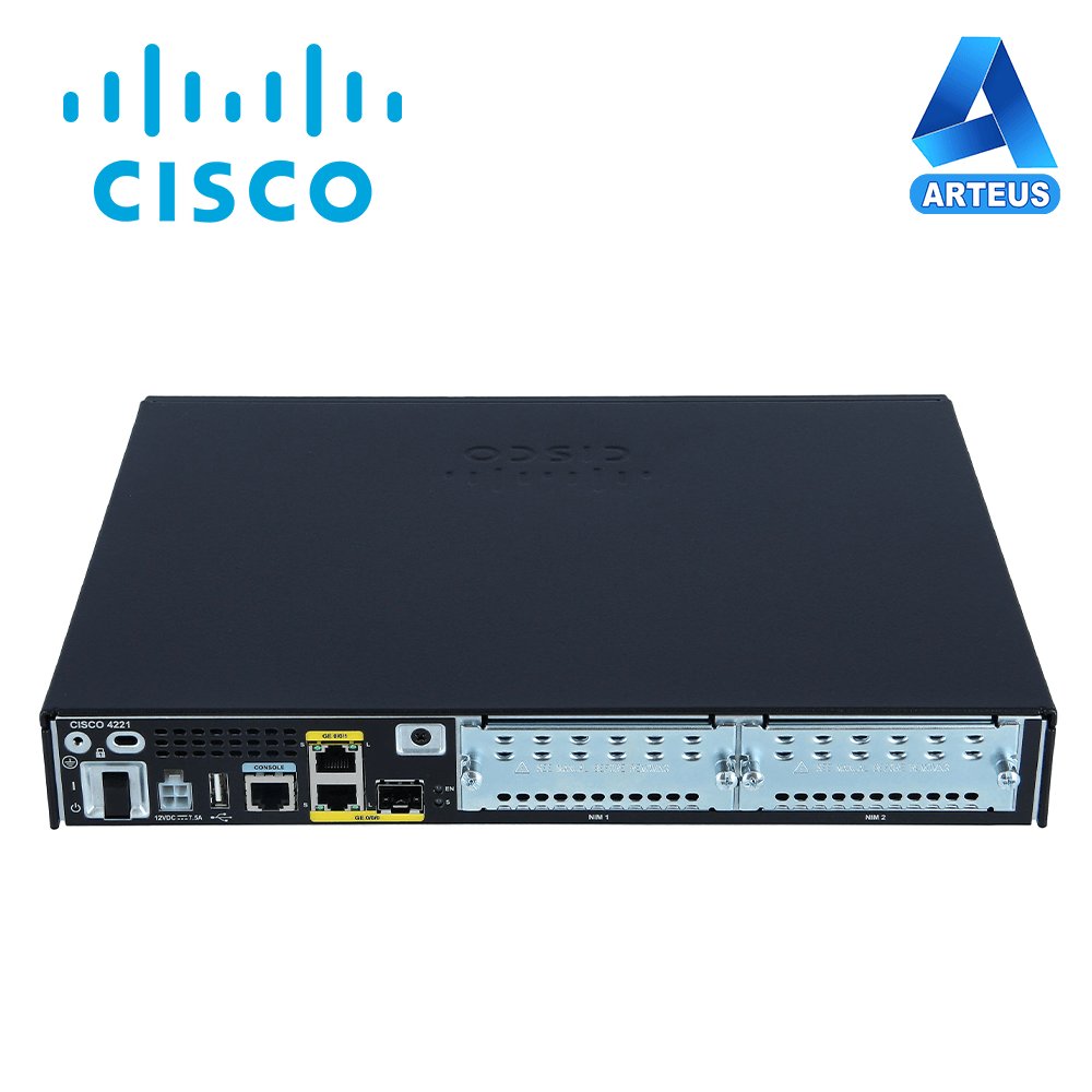CISCO ISR4221/K9 - Router Cisco ISR 4221 (2GE,2NIM,4G FLASH,4G DRAM,IP