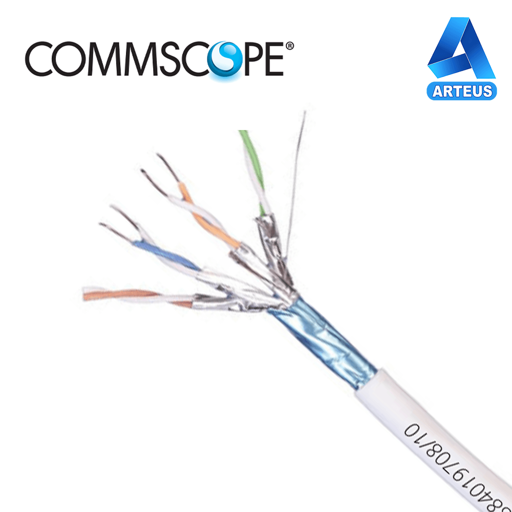 COMMSCOPE 884019708/10, Cable utp f/utp cat 6a blanco lszh iec 60332-1 ...