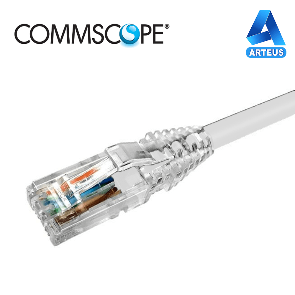 COMMSCOPE NPC06UZDB-WT001M, Patch cord cat 6 - u/utp 24 awg lszh|1 mtr