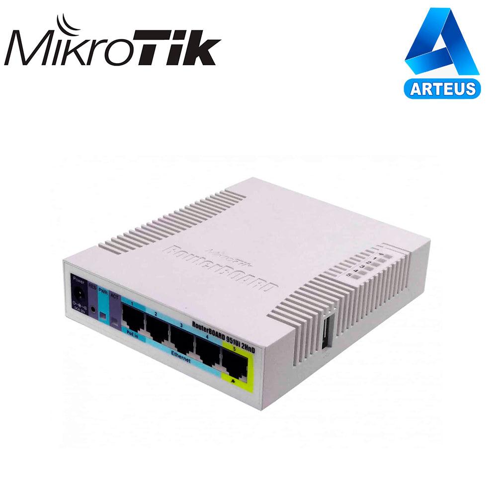 MIKROTIK RB951Ui-2HnD - ROUTERBOARD, 5 PUERTOS FAST, 1 PUERTO USB, WIF