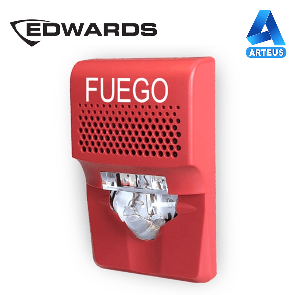 Sirena estrobo EDWARDS G1AVRF para uso interior en pared