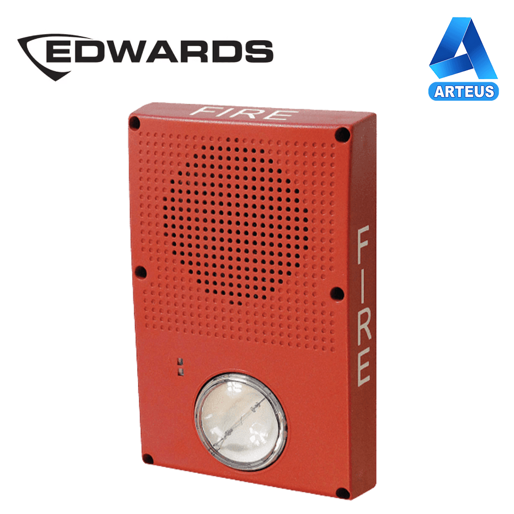 EDWARDS WG4RF-HVMHC Sirena estrobo para uso en exterior en pared